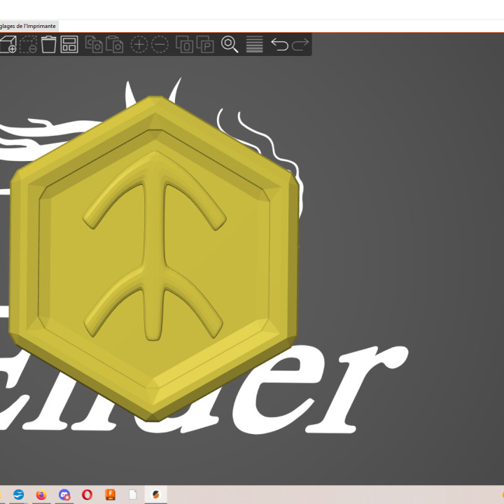 3D Printable Votann grudge token by Antholeon