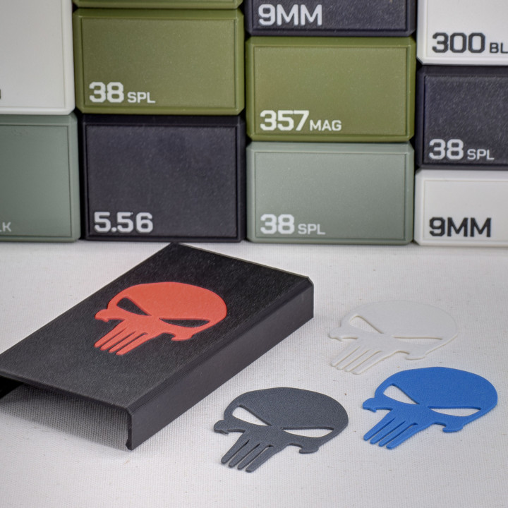 3D Printable AMMO BOX 9mm AMMUNITION STORAGE 50 ROUNDS AMMO CRATE 9 mm ...