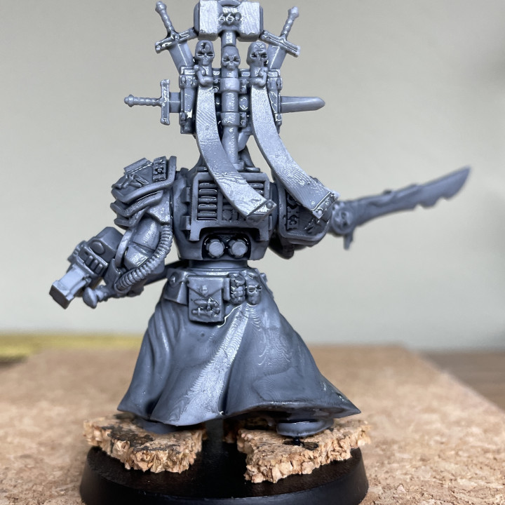3D Printable Silver Wardens Heavy Exterminatus Marines by Chad Hoverter
