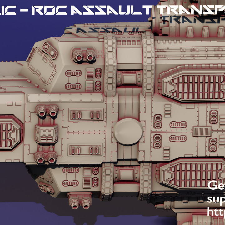3D Printable The LIC HN - Roc Assault Transport by The Lelanian ...