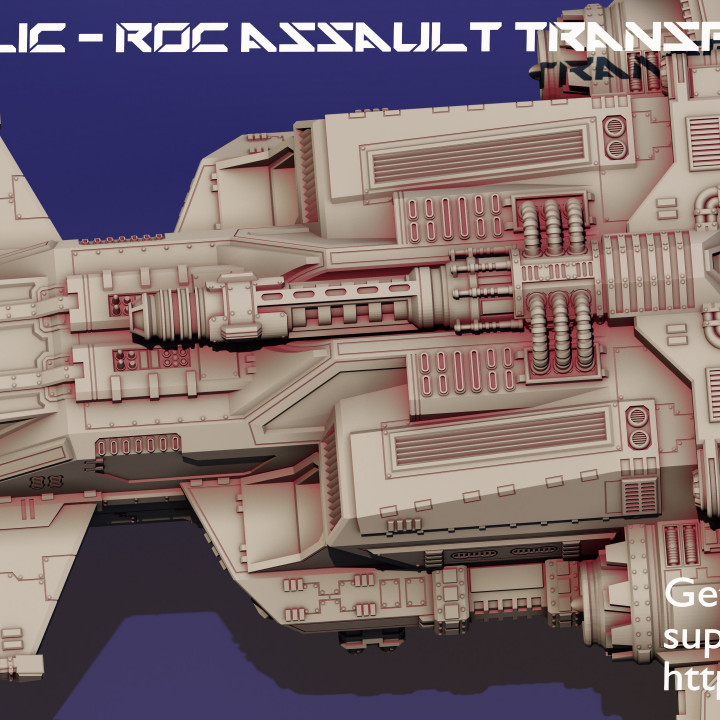 3D Printable The LIC HN - Roc Assault Transport by The Lelanian ...