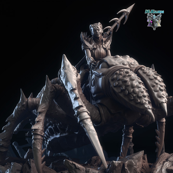 3D Printable Spider Rider FREE by Arny J Kalobas