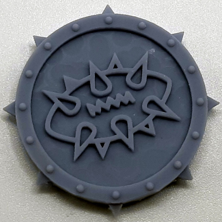 3D Printable Blood Bowl Generic Token by Vergond