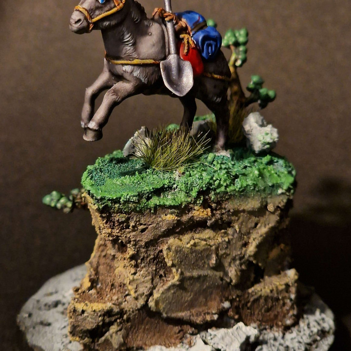 3D Print of Donkey Set (with/without pack) by kevinnewman