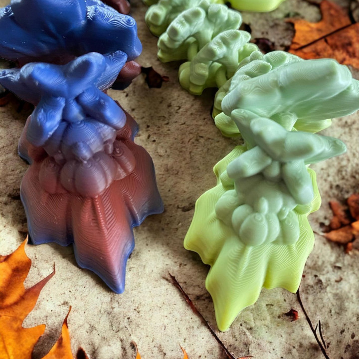 3D Printable Baby Autumn Dragon by The Dragon's Den