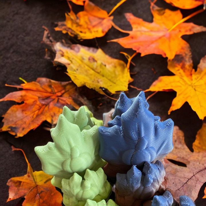 3D Printable Baby Autumn Dragon by The Dragon's Den