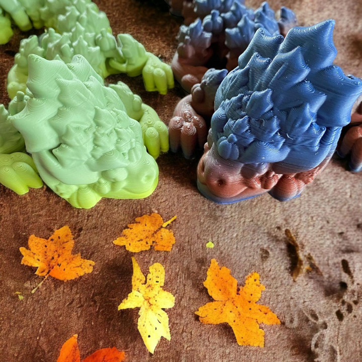 3D Printable Baby Autumn Dragon by The Dragon's Den