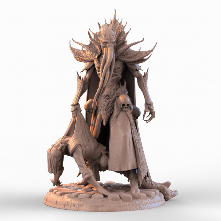 3D Printable Illithid by Alexei Konev
