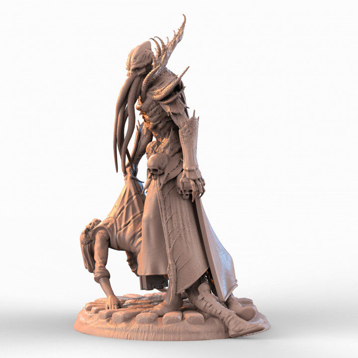 3D Printable Illithid by Alexei Konev