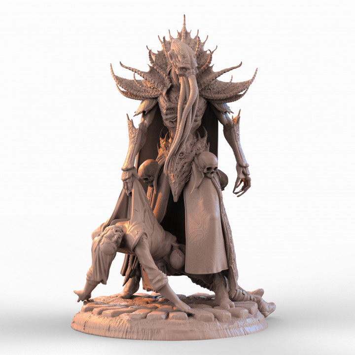 3D Printable Illithid by Alexei Konev