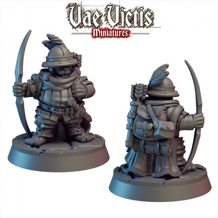 3D Printable Halfling Scout [PRE-SUPPORTED] by Vae Victis Miniatures