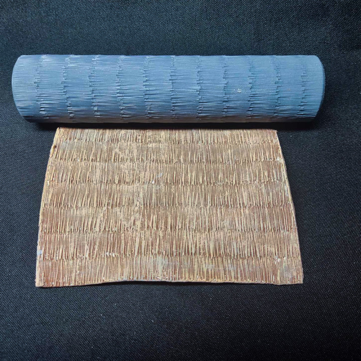 3D Printable DnD terrain rollers – Roofs and Coverings by 3Demon