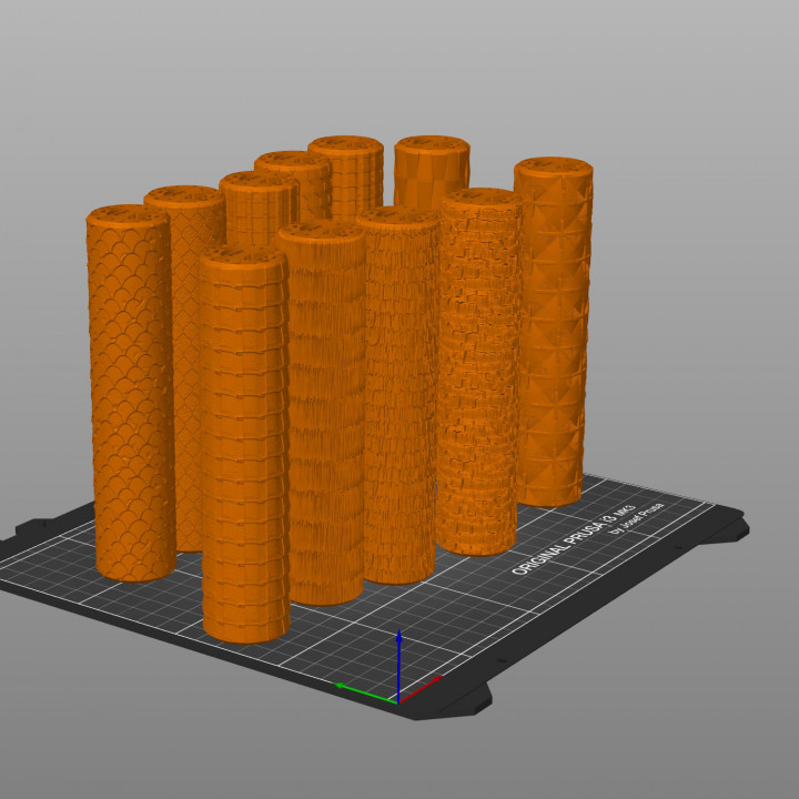 3D Printable DnD terrain rollers – Roofs and Coverings by 3Demon