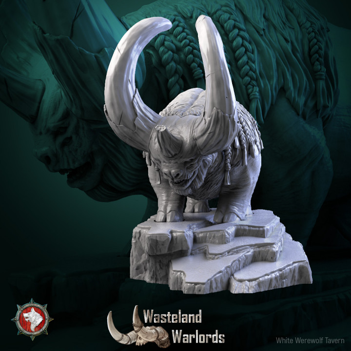 3D Printable Buflons set 6 miniatures 32mm pre-supported by White ...