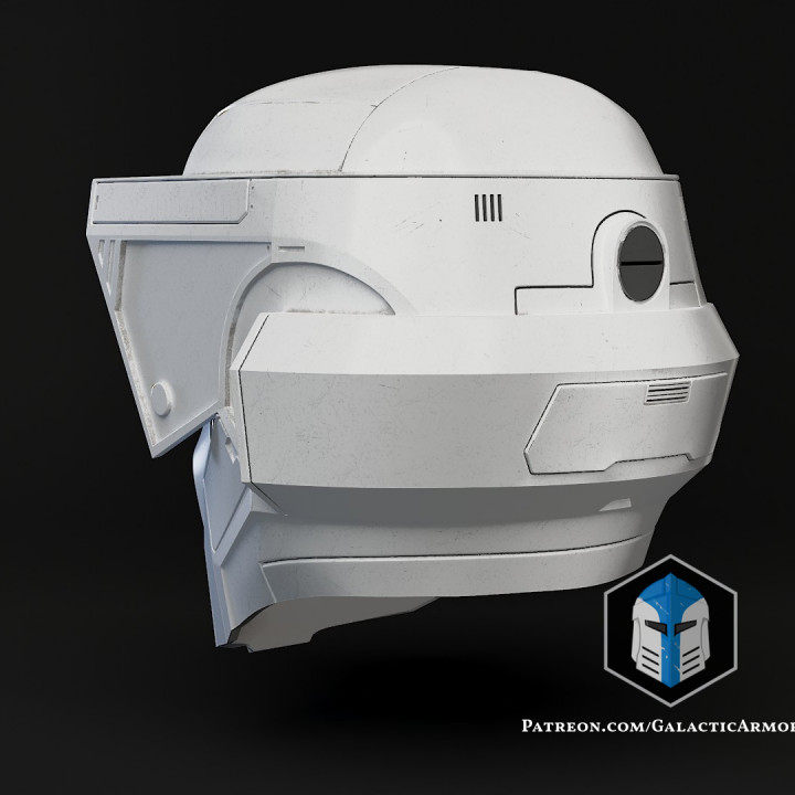 3D Printable Scout Spartan Helmet - 3D print Files by Galactic Armory