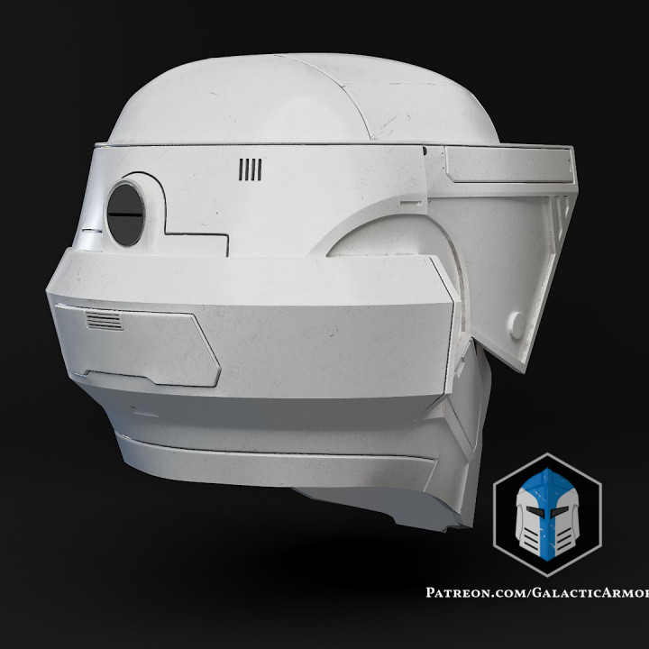3D Printable Scout Spartan Helmet - 3D print Files by Galactic Armory