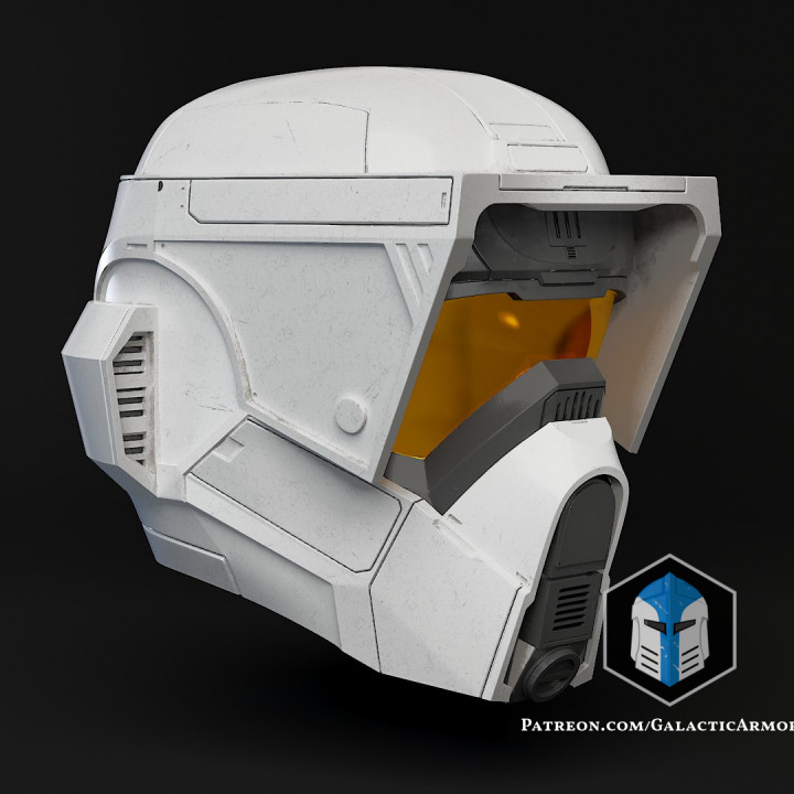 3D Printable Scout Spartan Helmet - 3D print Files by Galactic Armory