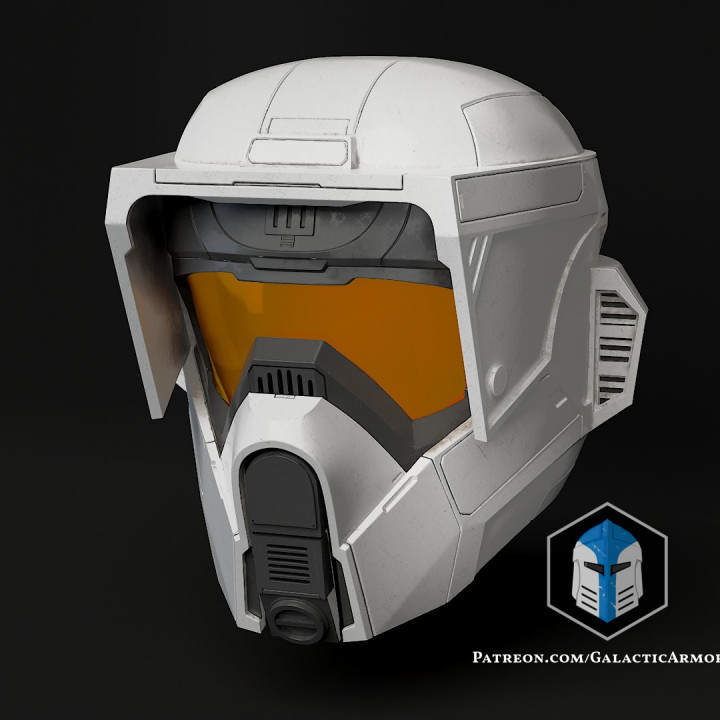3D Printable Scout Spartan Helmet - 3D print Files by Galactic Armory