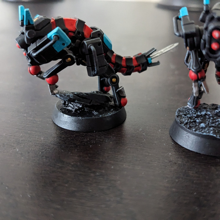 3D Printable 25mm miniature rocky bases by Colt