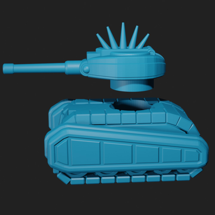 3D Printable Punk Tank by Donya Quick