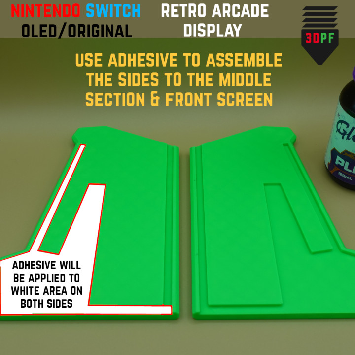 3D Printable Nintendo Switch Retro Arcade Display (Original/OLED) by ...
