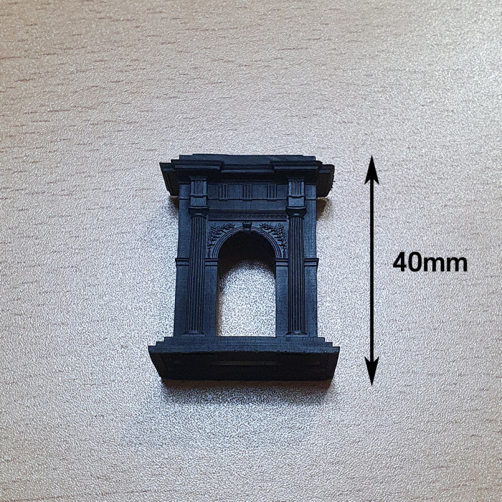 3D Printable Roman Doric Gateway by BlueSand3D