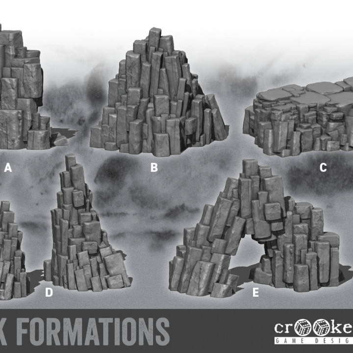 3D Printable Rock Formations by Karl Perrotton