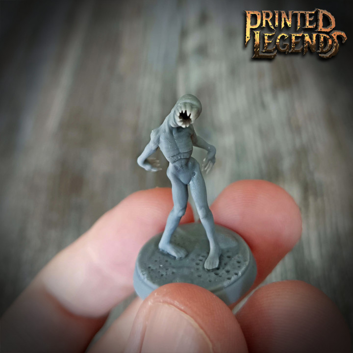 3D Printable Mawfaces x3 (25mm Bases) by Printed Legends