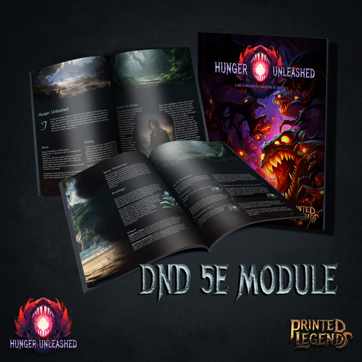 3D Printable Hunger Unleashed DnD 5e Module (Level 3-5) + Artworks ...
