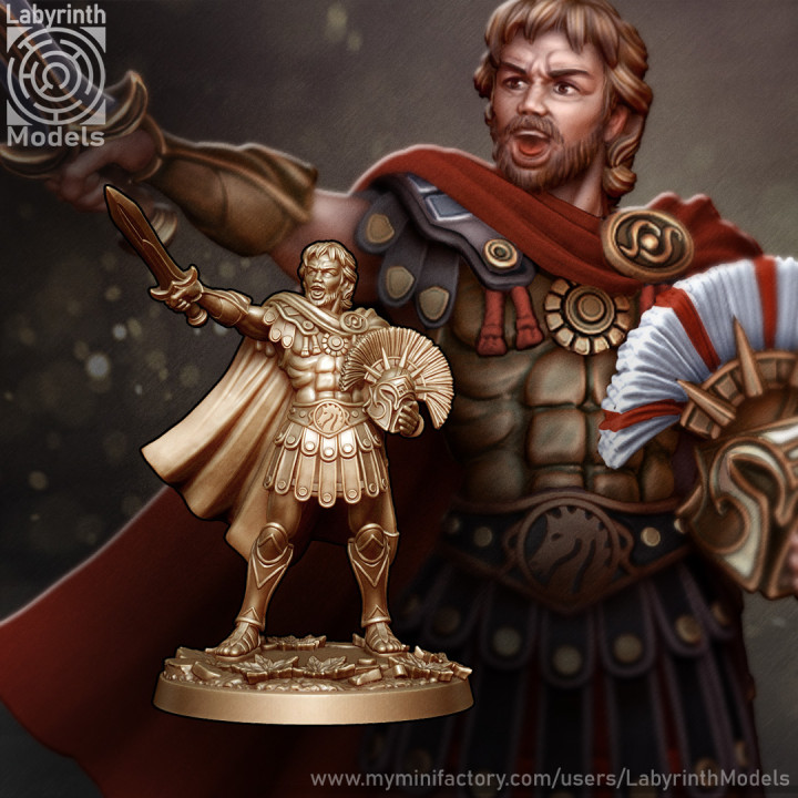 3D Printable Odysseus - 32mm scale by Labyrinth Models