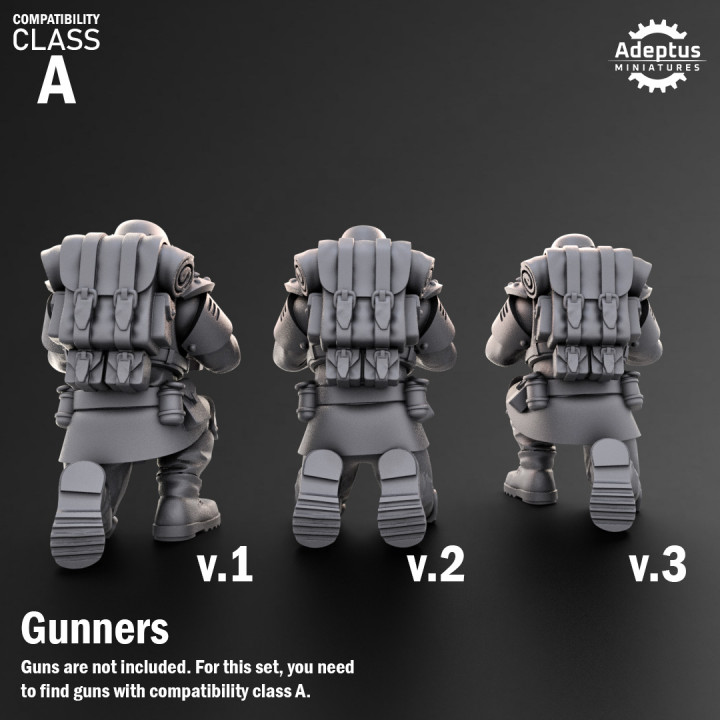 3D Printable Heavy Weapons Team. Ultima Troops. Imperial Guard ...