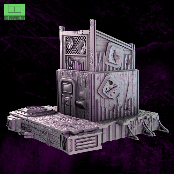 3D Printable PostApocalyptic Shack #1 by LOOTgames