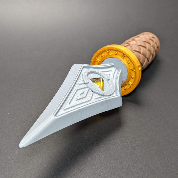 3D Printable Dice Dagger! by Clockspring