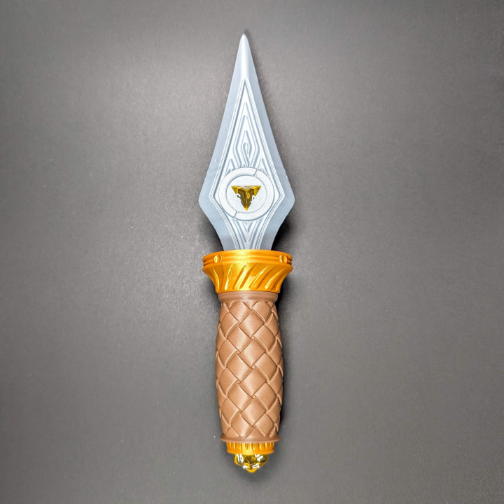 3D Printable Dice Dagger! by Clockspring