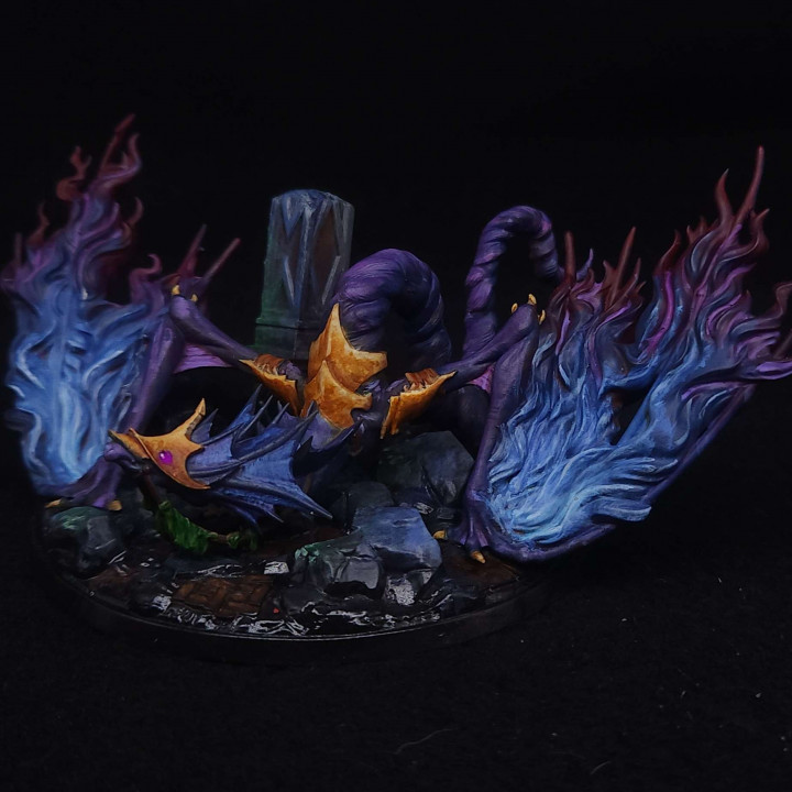 3D Printable Ignisarok - Fire Drake by Fiendslayer Games