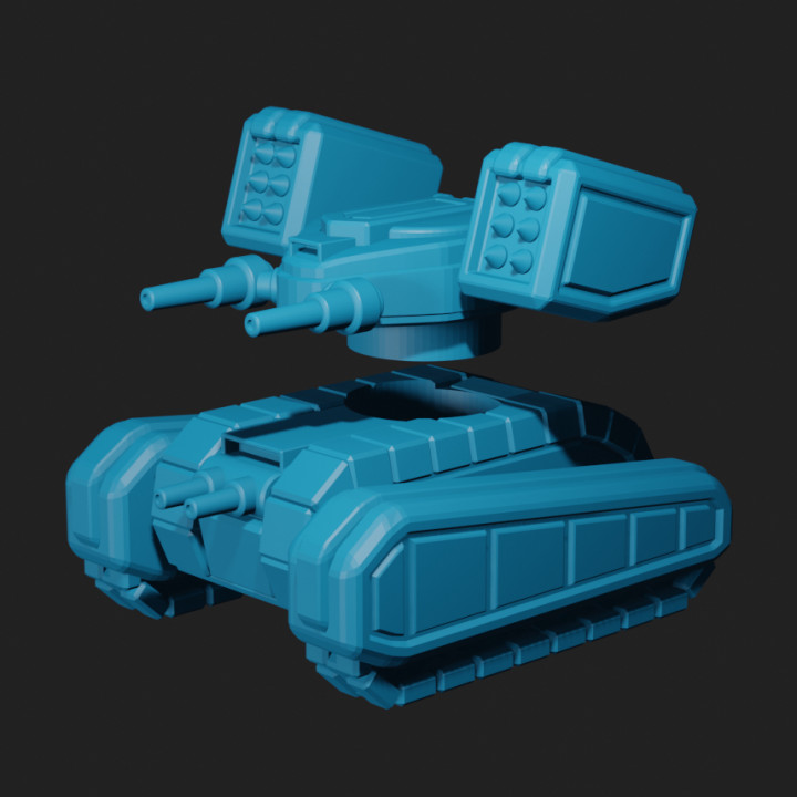 3D Printable Rocket Tank by Donya Quick