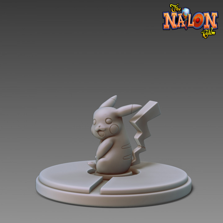 3D Printable Pikachu - FREE STL by Nailon Realm