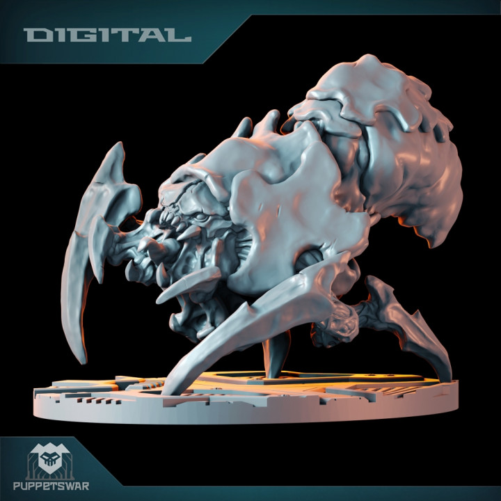 3D Printable Spider Brain Bug by Puppetswar Miniatures