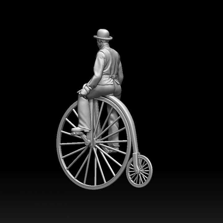 3D Printable cyclist and bike by Dmitrii Tishchenkov