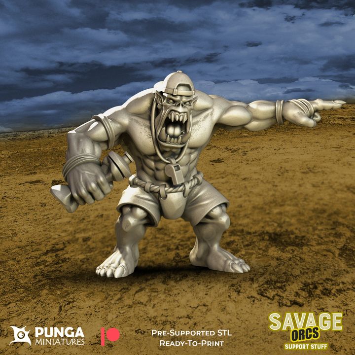 3D Printable Savage Orcs Complete Set by Punga Miniatures