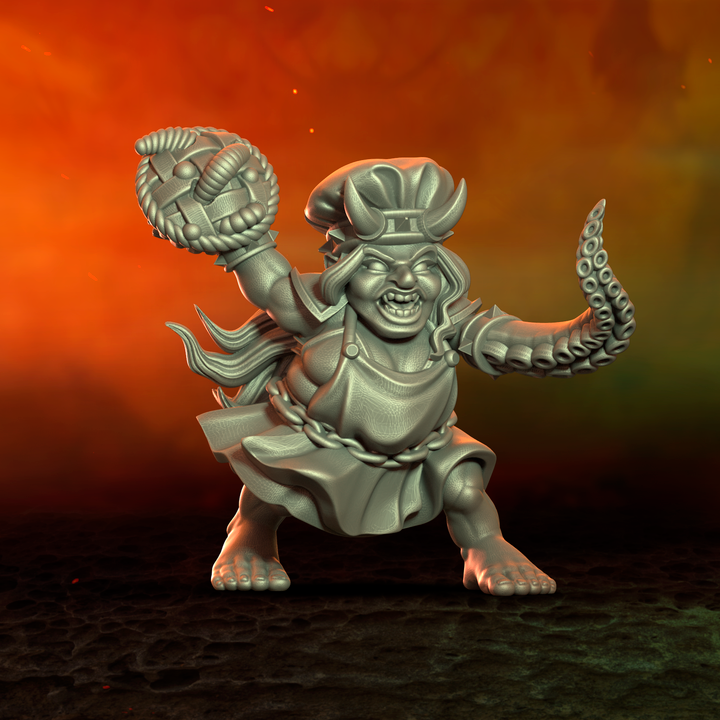 3D Printable Infernal Folks Complete Set by Punga Miniatures