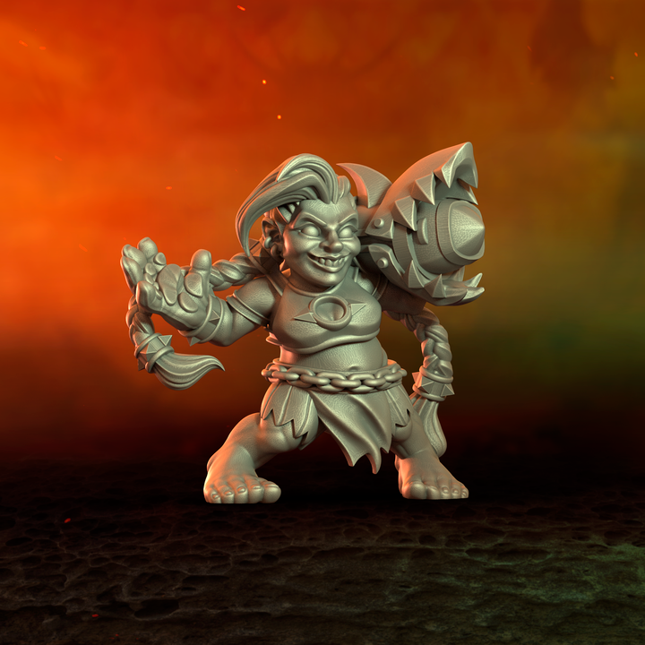 3D Printable Infernal Folks Complete Set by Punga Miniatures