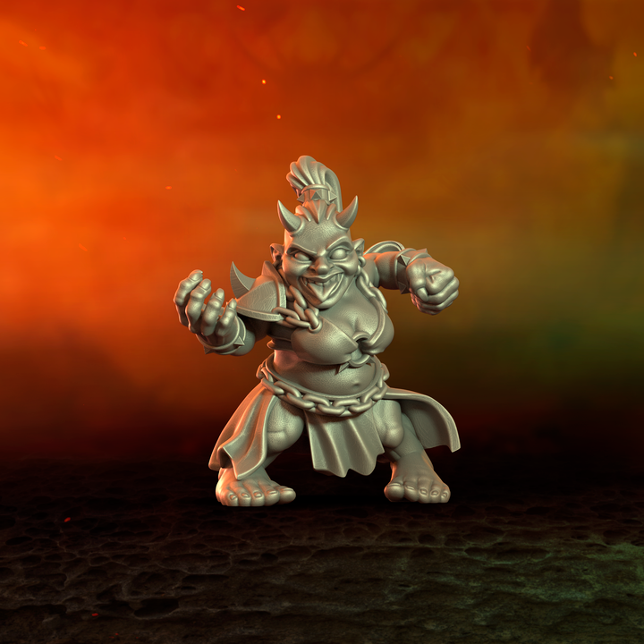 3D Printable Infernal Folks Complete Set by Punga Miniatures