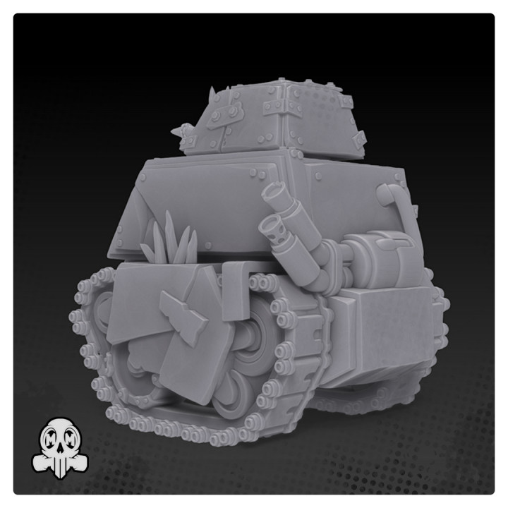 3D Printable Goblin Tank Kit V2 by Malicious Mini's