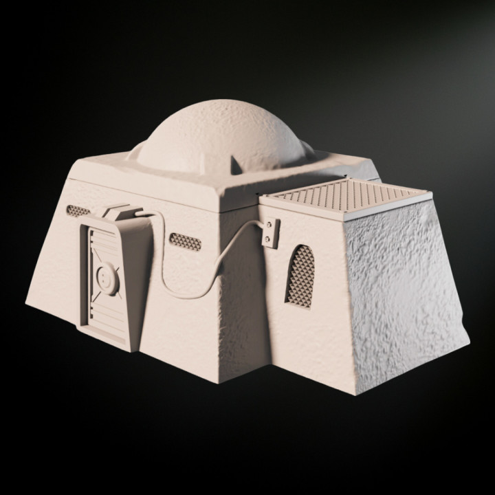 3D Printable Sci-Fi Desert House III by WargamesCo