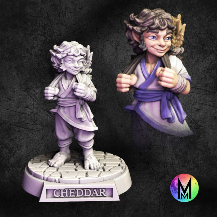 3D Printable Halfling Townsfolk - Halflings of Maremonte ( Set of 6 ...