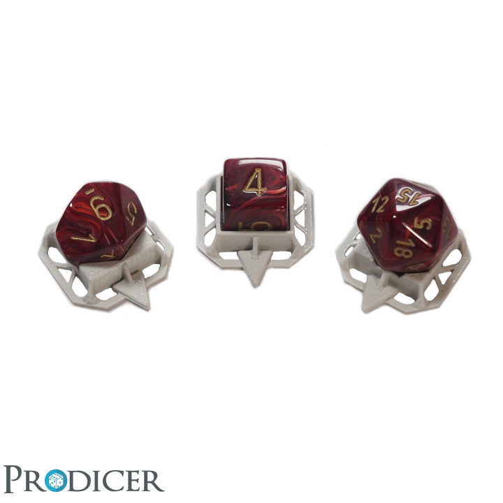 3D Printable Dice Pro Token Set - Dice marker for your D6, D10 and D20 ...