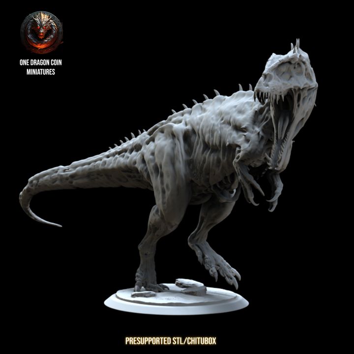 3D Printable Morgol, Undead Lizard by Spirit of Resin Miniatures