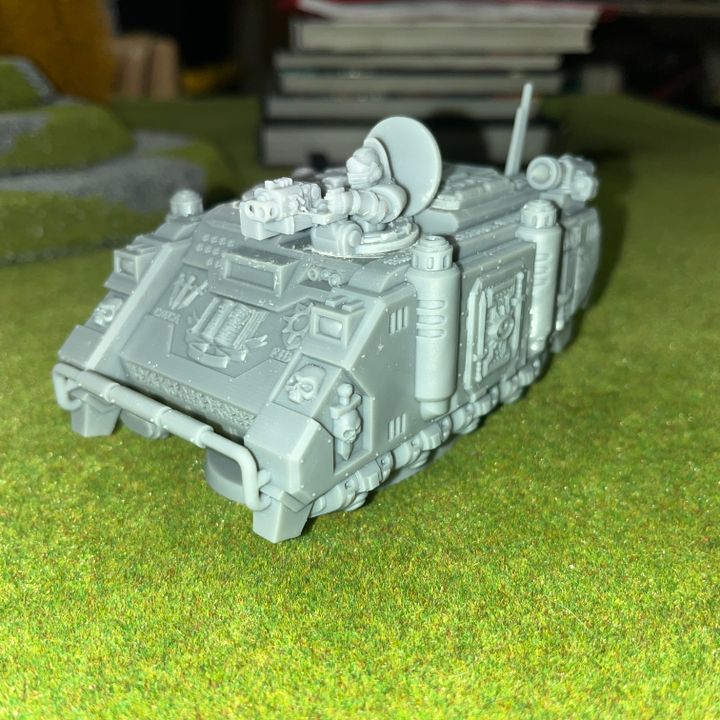 3D Print of Silver Wardens Ferox Series Grav Transports (presupported ...