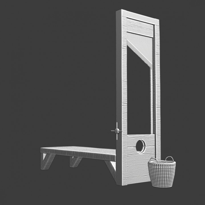3D Printable Guillotine - model by Northern Crusades Miniatures